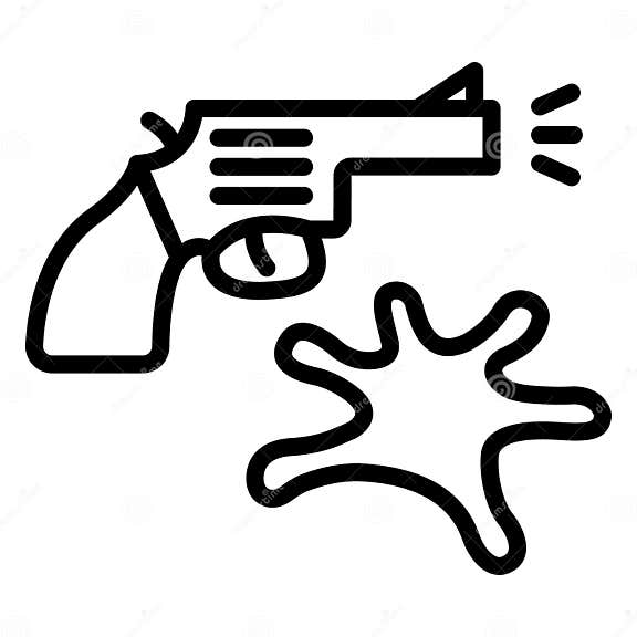 Assassination Isolated Vector Icon Which Can Easily Modify or Edit ...