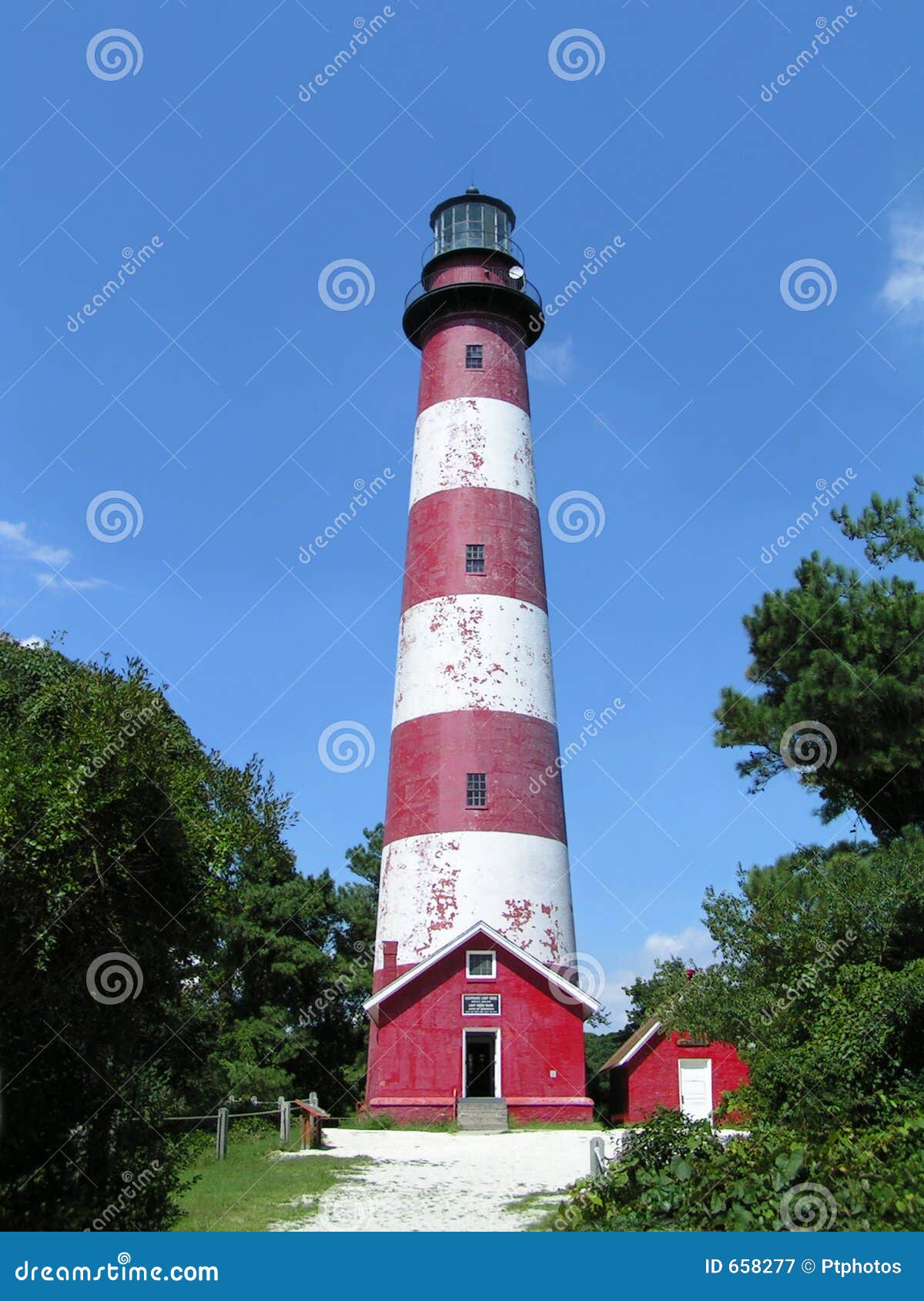 Assateague Lighthouse 1 stock image. Image of guardian - 658277