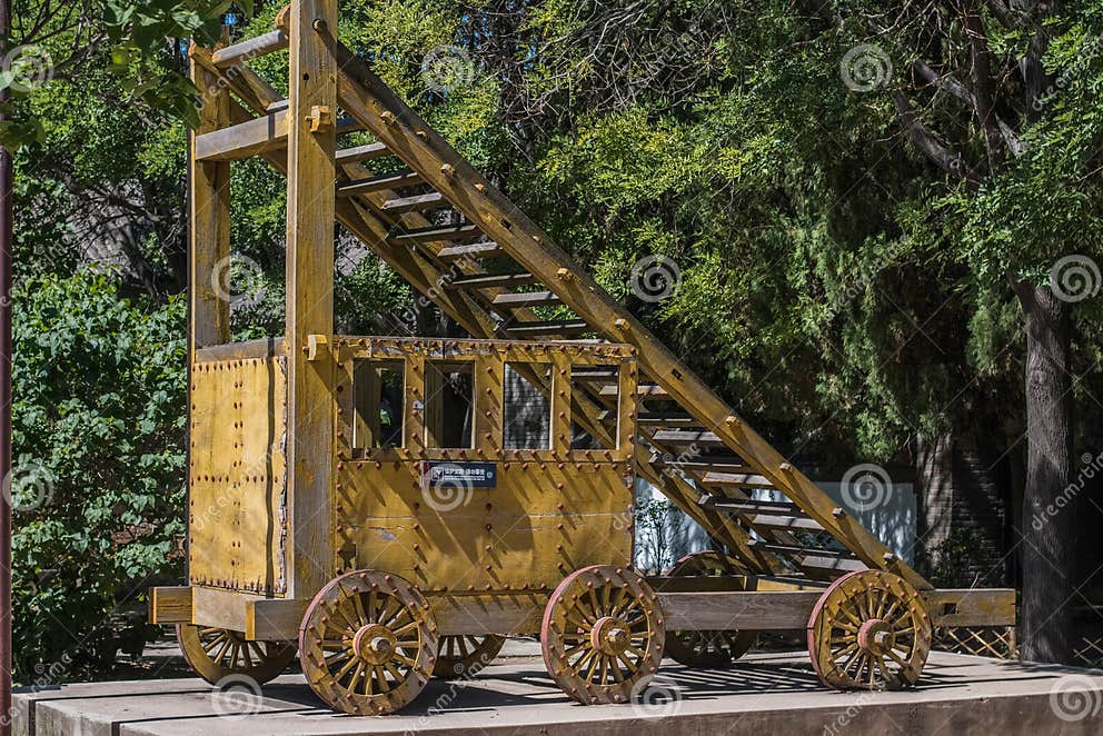 Assault ladder editorial stock photo. Image of attack - 51866048