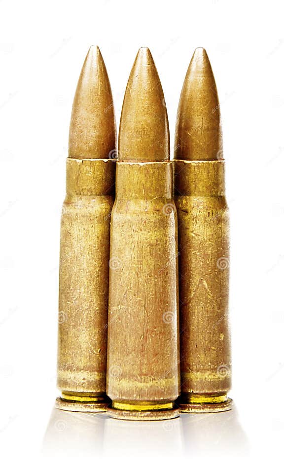 Assault Rifle Bullets stock photo. Image of hunt, full - 18149936