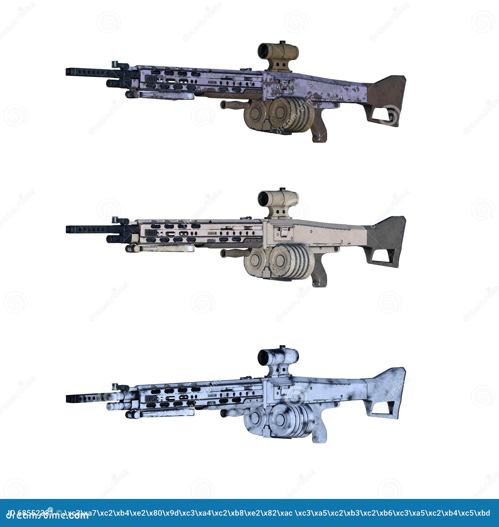 Assault rifle stock image. Image of automatic, rifle - 68552381