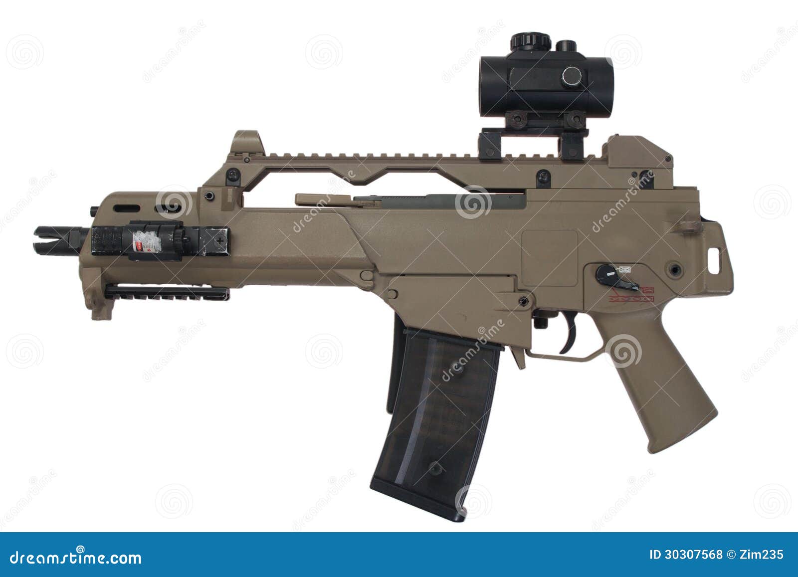 Assault rifle G36 stock photo. Image of arms, caliber - 30307568