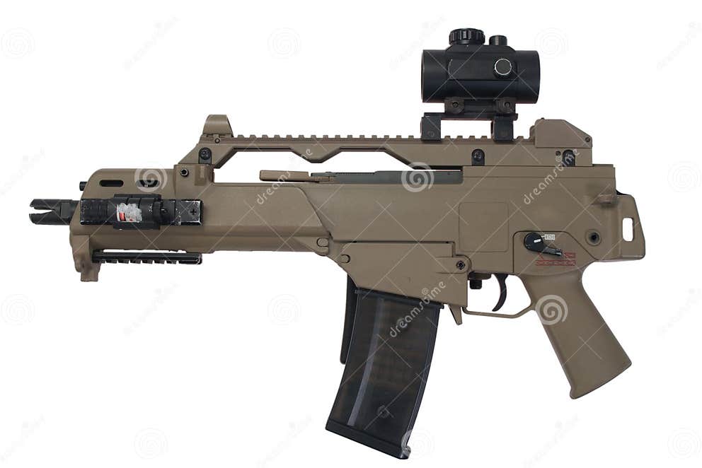 Assault rifle G36 stock photo. Image of arms, caliber - 30307568