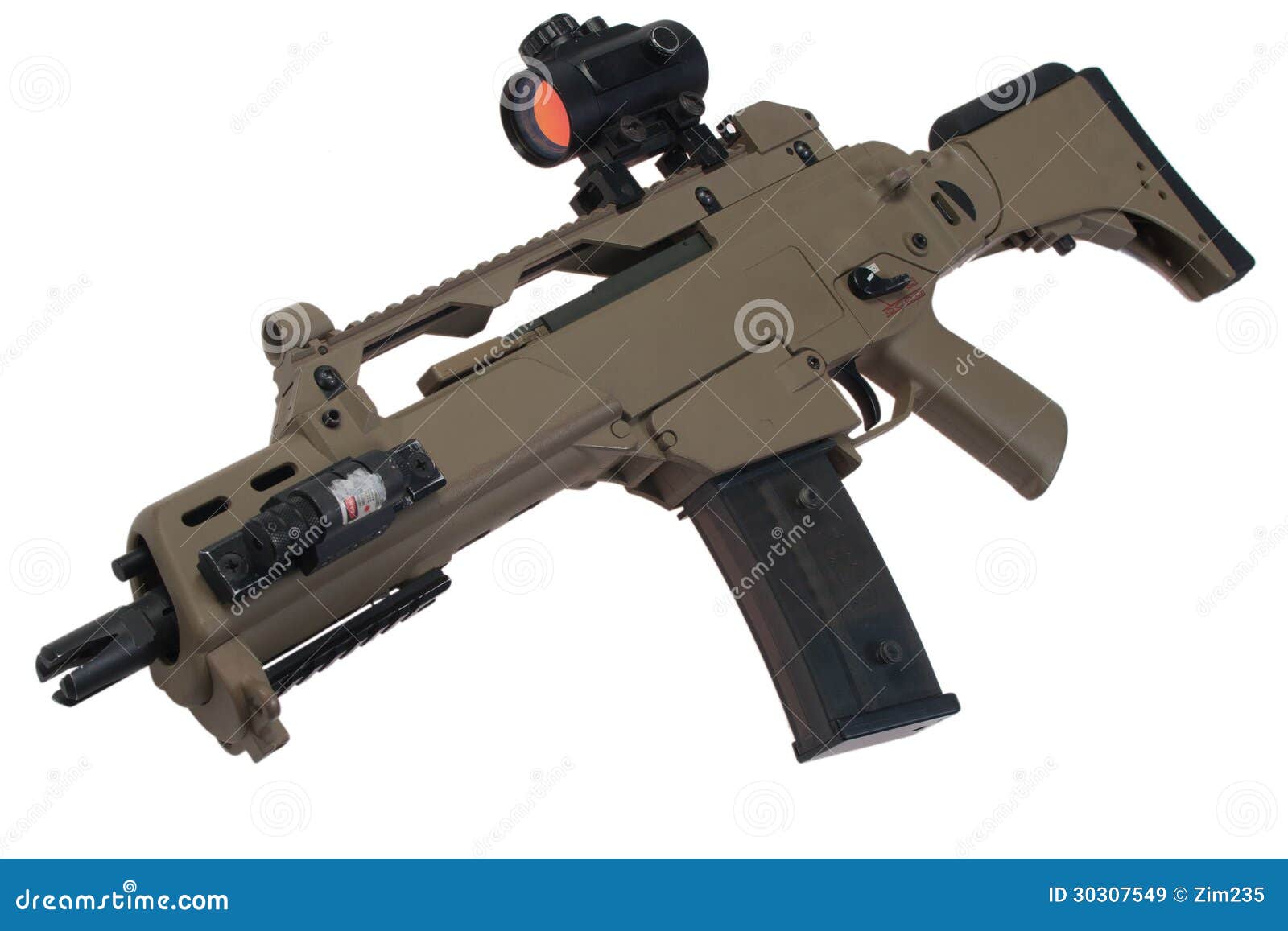 Assault Rifle G36 with Scope Stock Image - Image of nato, army: 30307549
