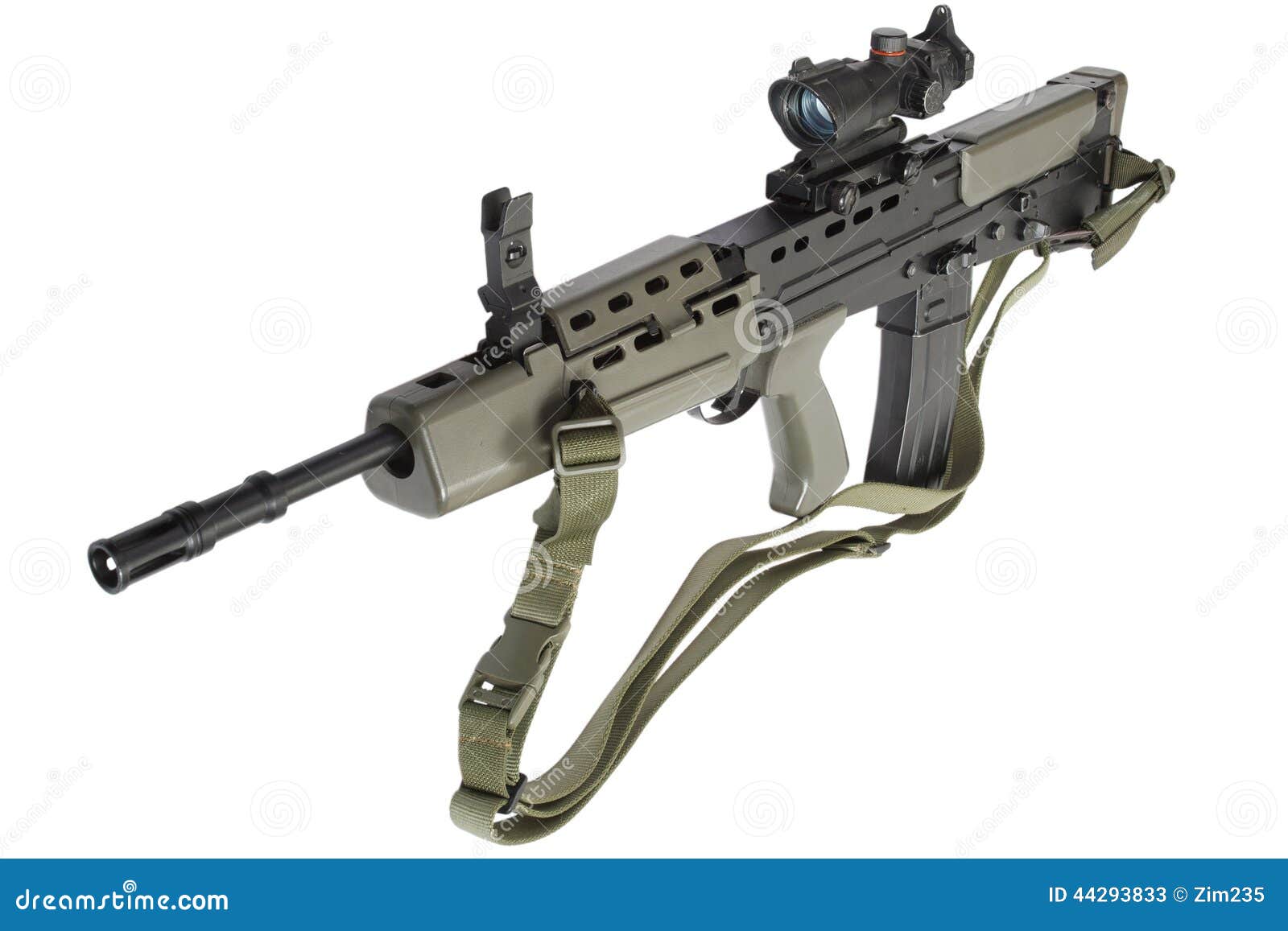 Assault rifle L85 stock image. Image of fire, colt, automatic - 44293833