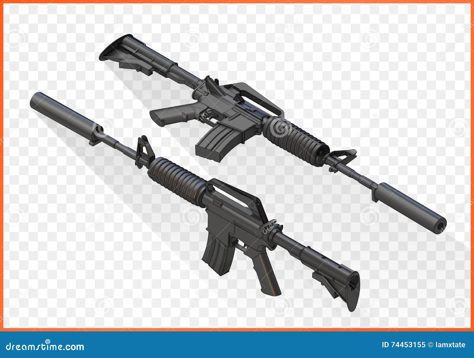 M4A1 Carbine, Arms Supplies, Military Conflict. A Large Number Of ...