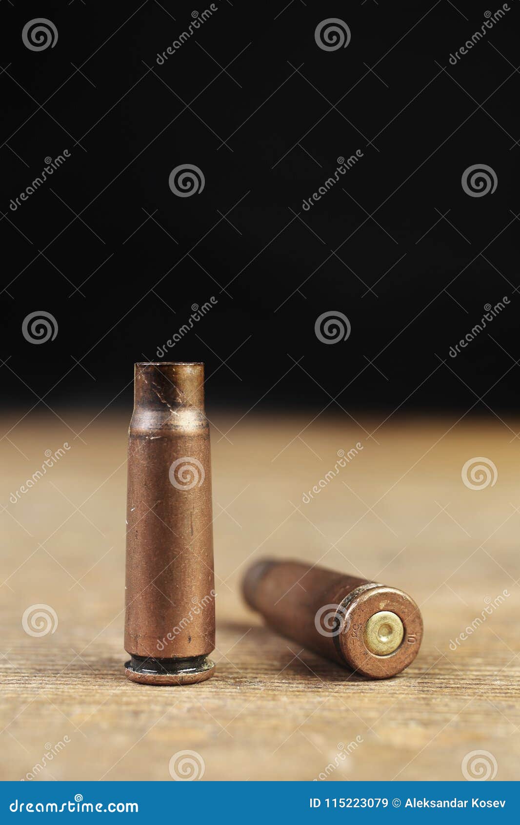 Assault rifle shells stock image. Image of background - 115223079