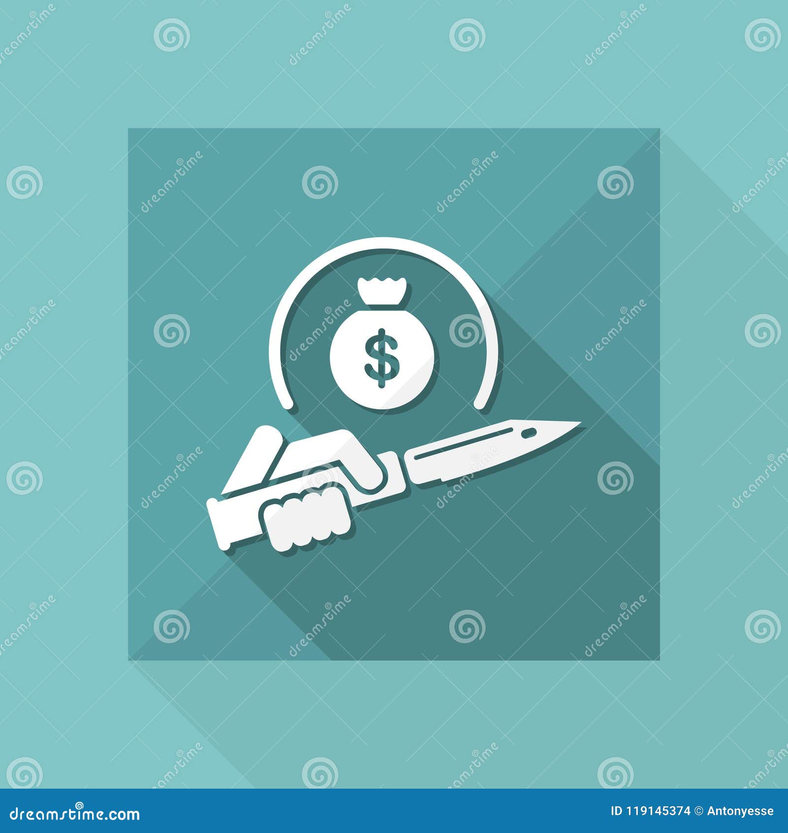 Assault to robbery stock vector. Illustration of death - 119145374