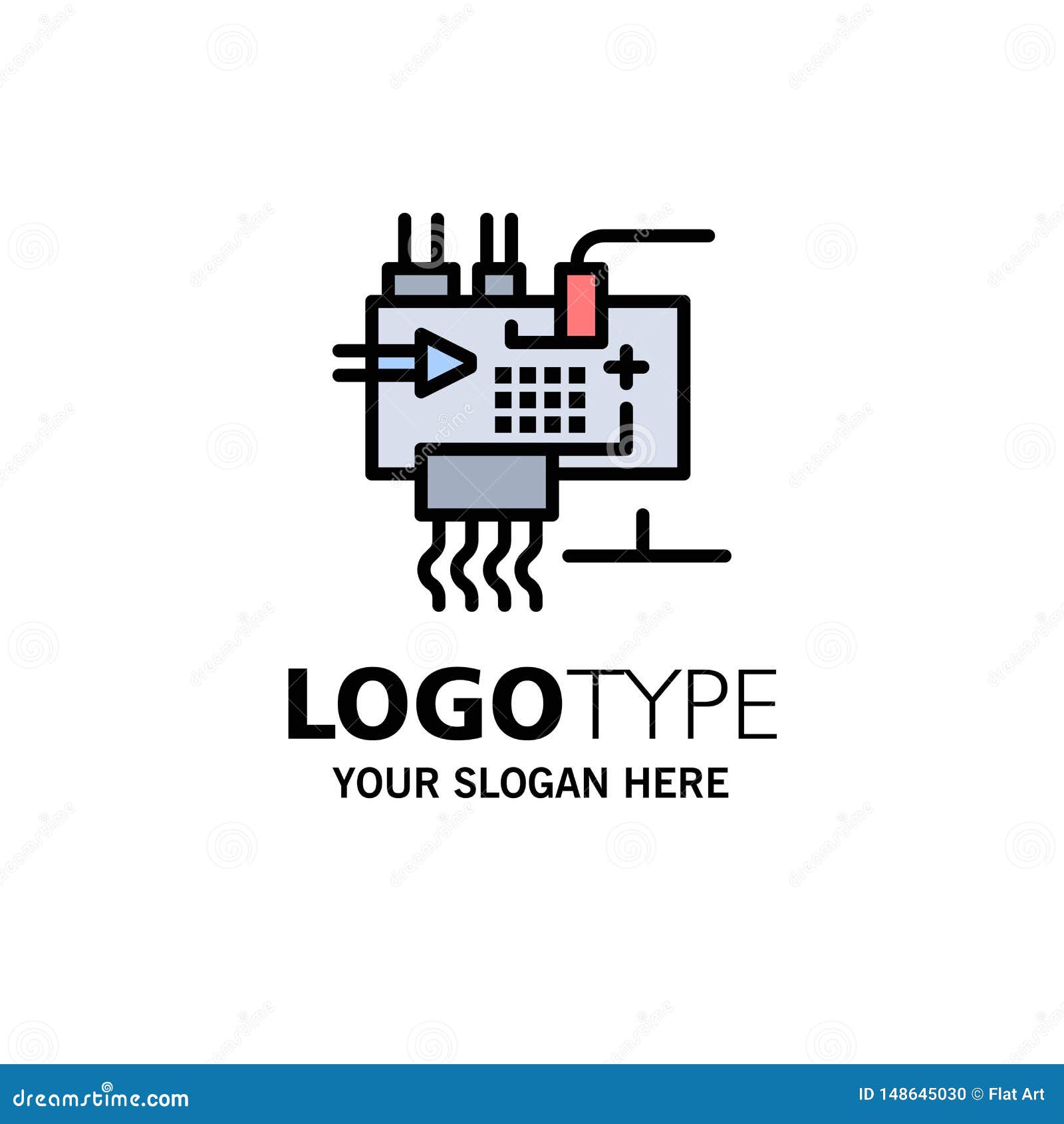 Assemble, Customize, Electronics, Engineering, Parts Business Logo ...