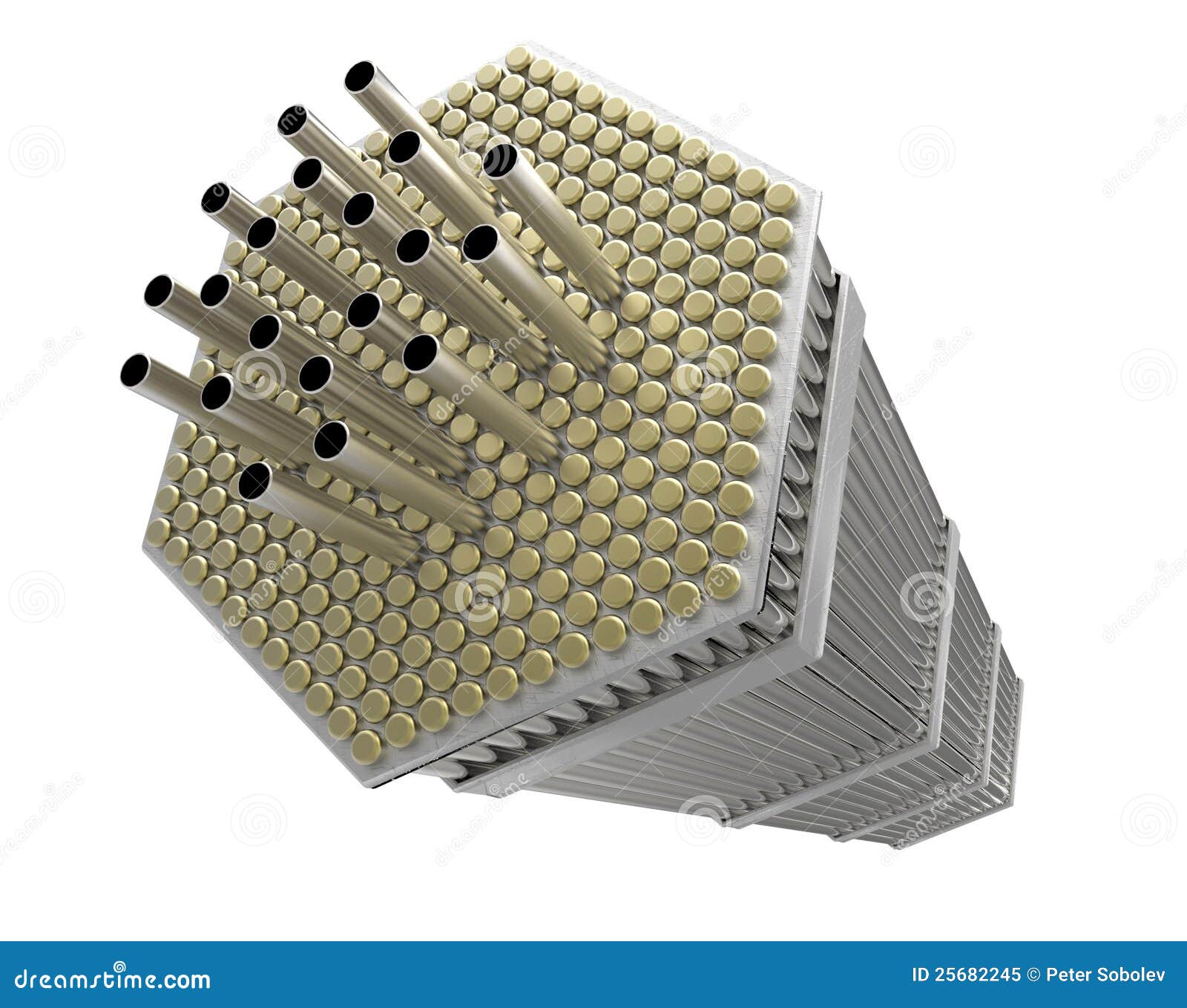 Assemblea Di Combustibile Nucleare Illustrazione di Stock ...