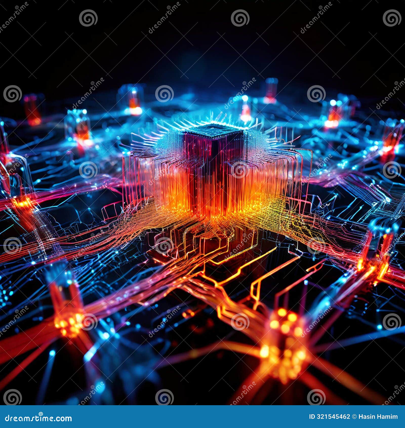 Assembled Advanced Microchips for Quantum Computer, Powered by Light ...