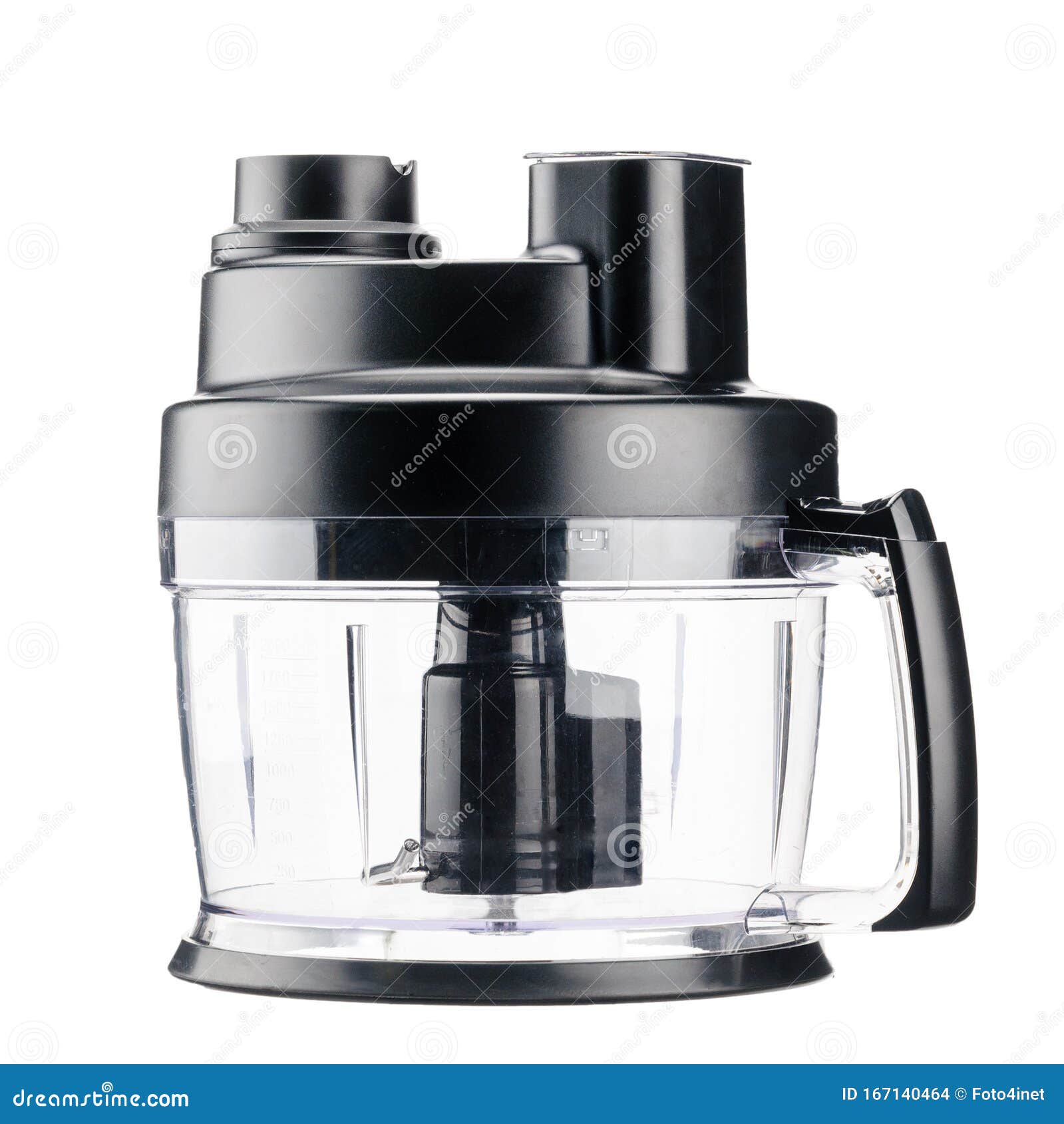 Assembled Multi Combine Bowl for Hand Blender on the White Background ...