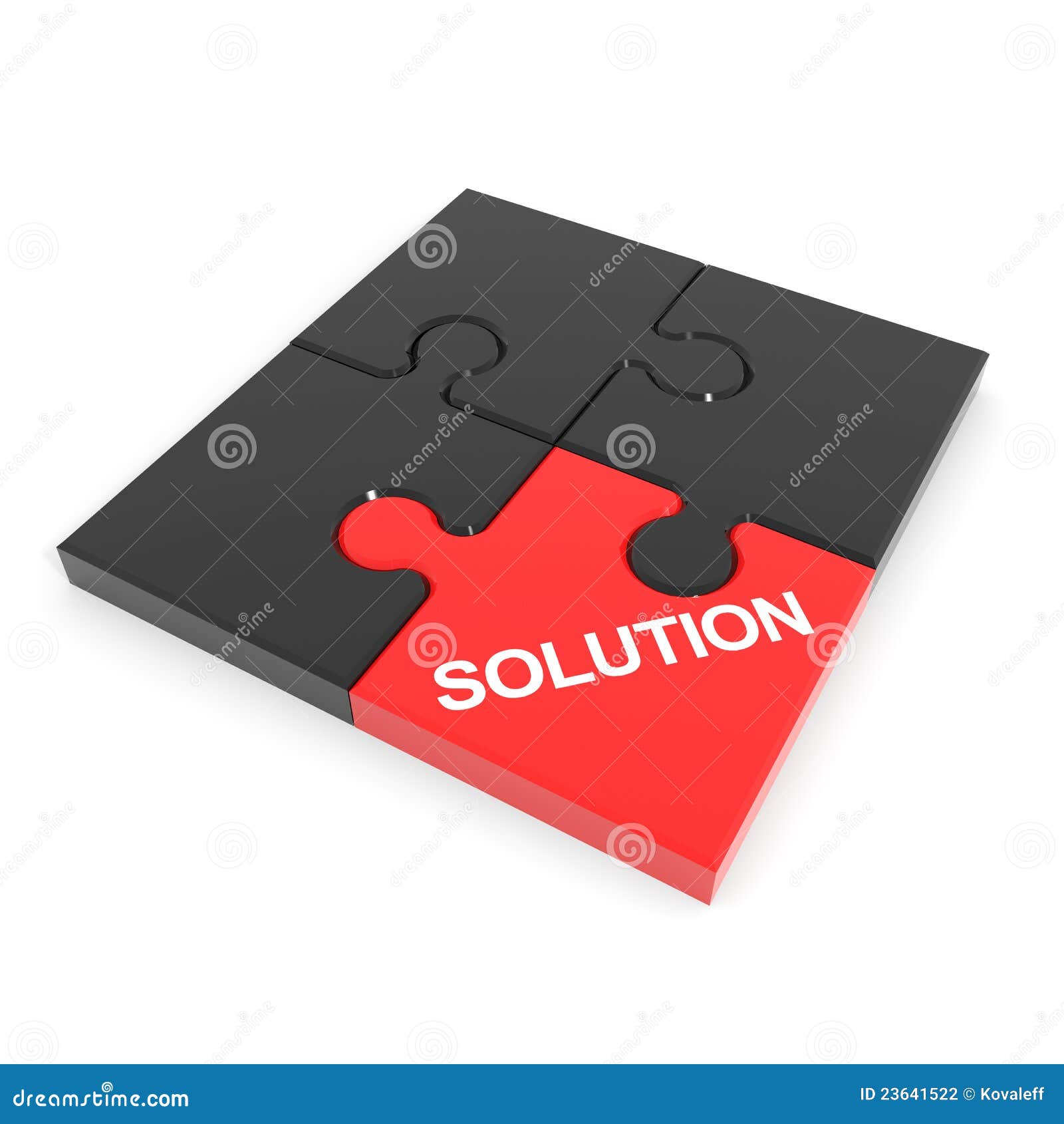 Solution Puzzle Royalty-Free Cartoon | CartoonDealer.com #59183015