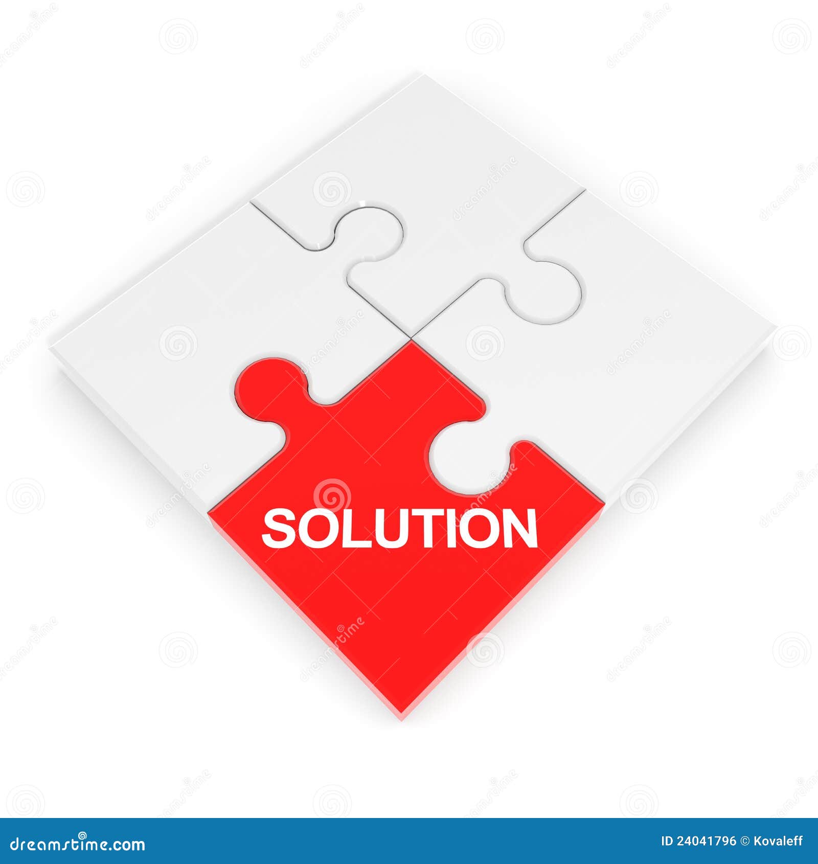 Assembled solution puzzle. stock illustration. Illustration of puzzle ...