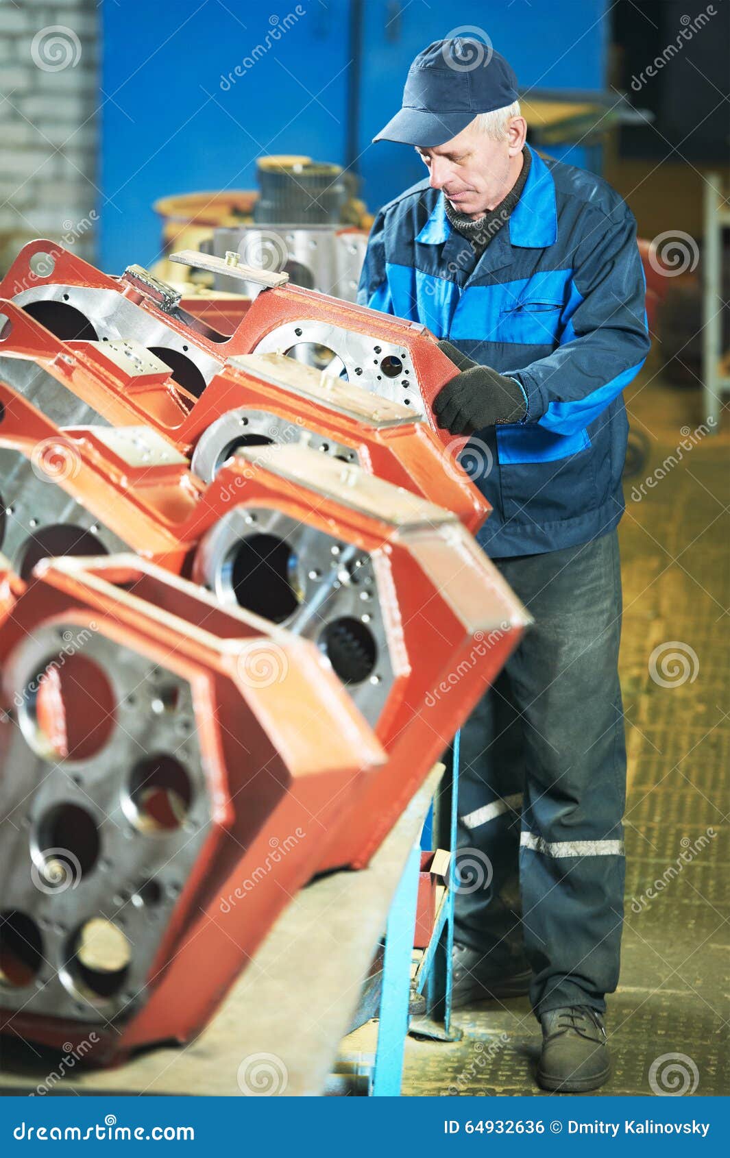 Assembler Worker at Tool Workshop Stock Photo - Image of fettler ...