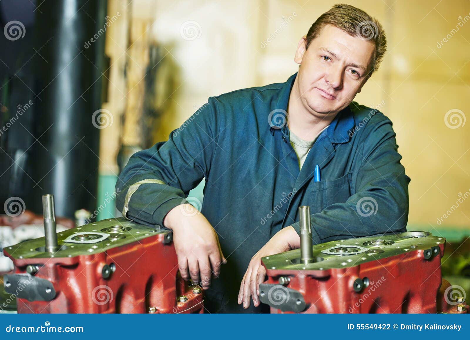 Assembler Worker at Tool Workshop Stock Photo - Image of worker ...