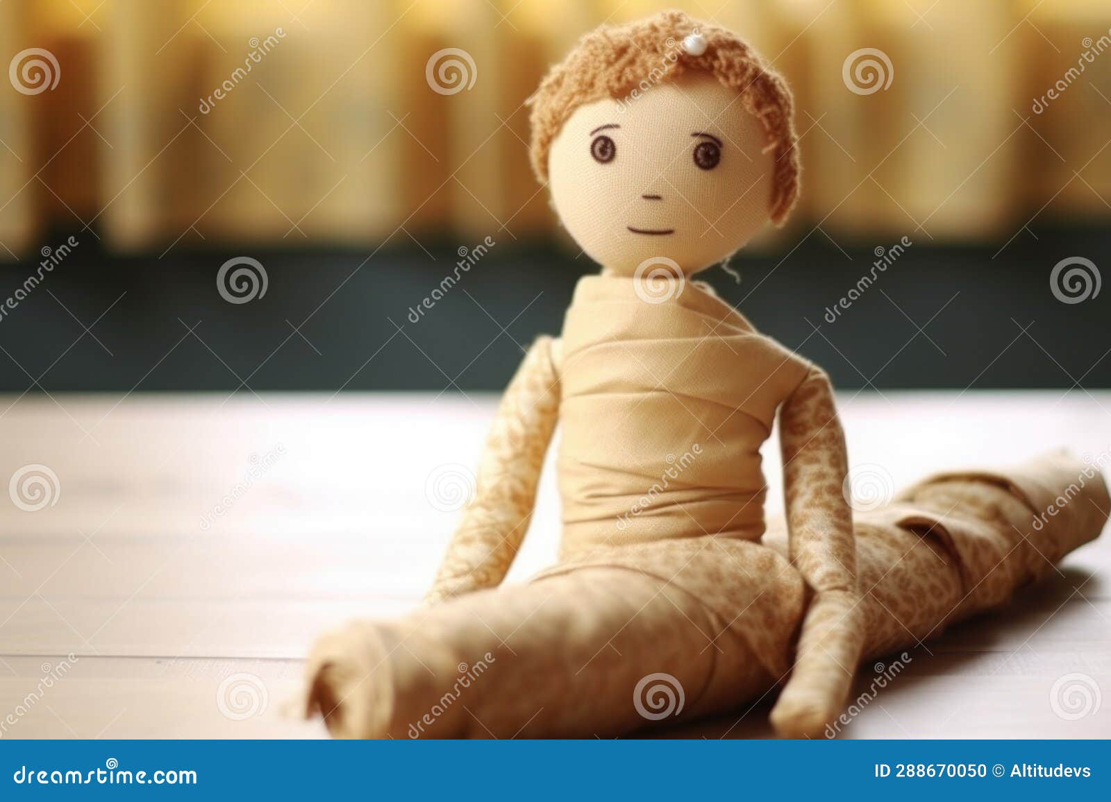 Assembling a Cloth Doll Body with Cotton Stuffing Stock Photo - Image ...