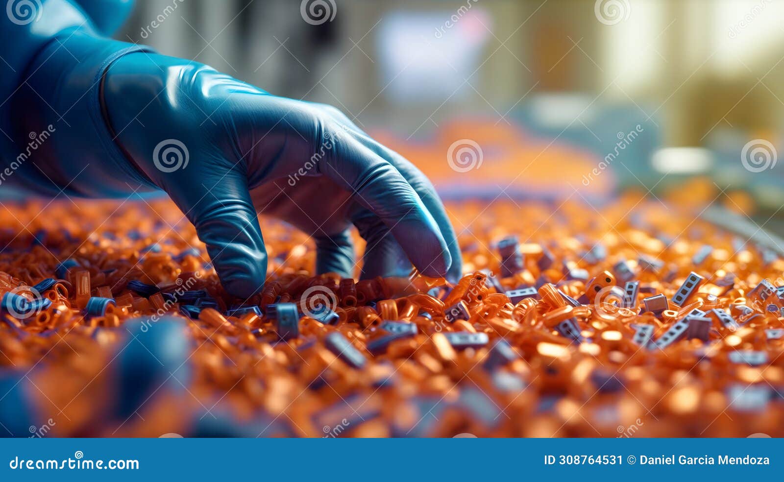 Assembling a Computer with Hands in the Factory, Motherboard ...