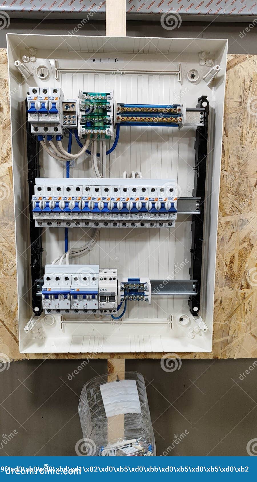 Assembly of the Electrical Panel. Connections of Shielding Elements ...