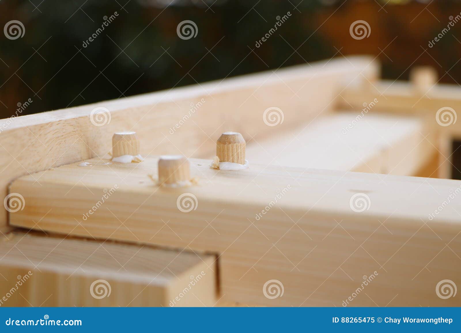 Assembling Furniture, Wooden Dowel Stock Image - Image of assembly ...