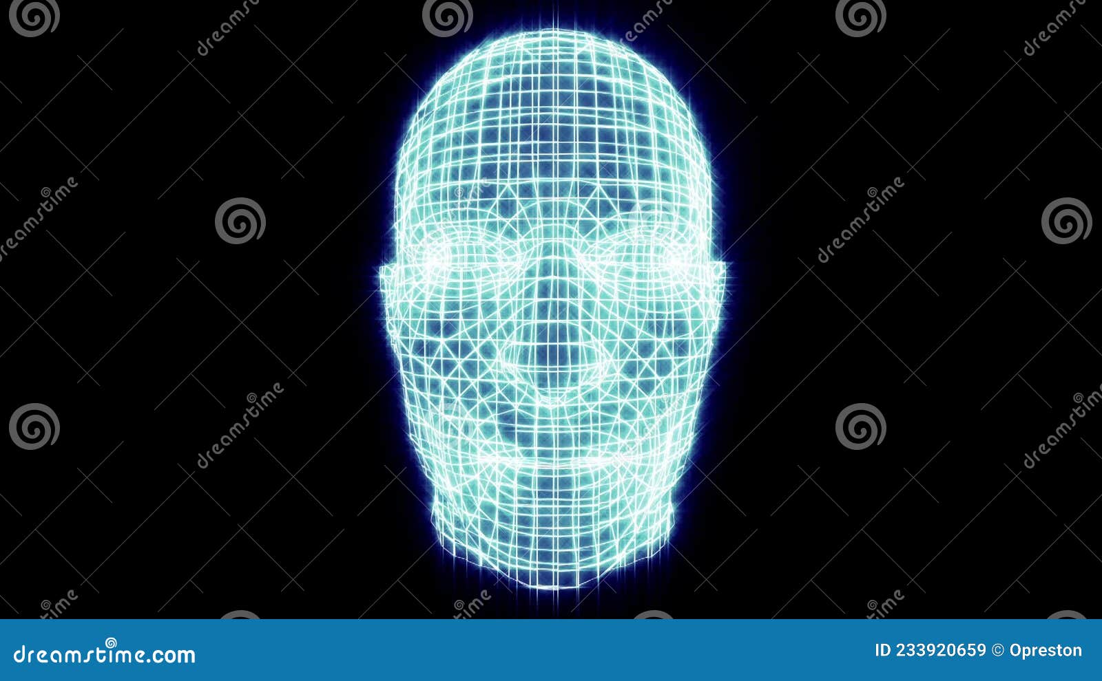 Assembling Human Head from Cubes. Stock Video - Video of building, head ...