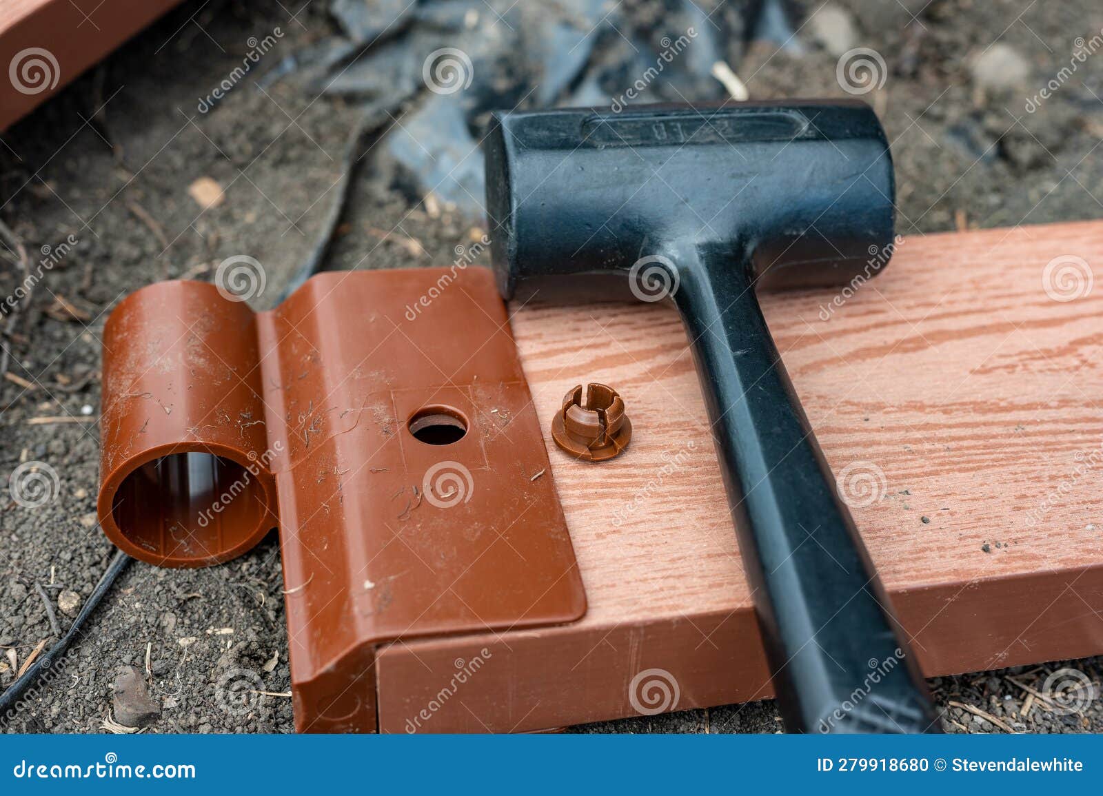 Assembling a Raised Bed Garden Panel with Plastic Connectors Using a ...