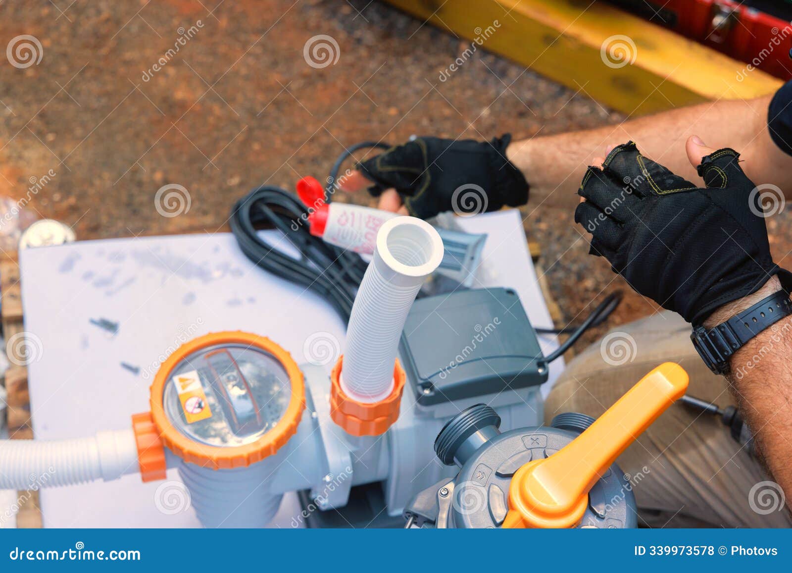 Assembling Sand Filter System Tank and Equipment for Cleaning Water in ...