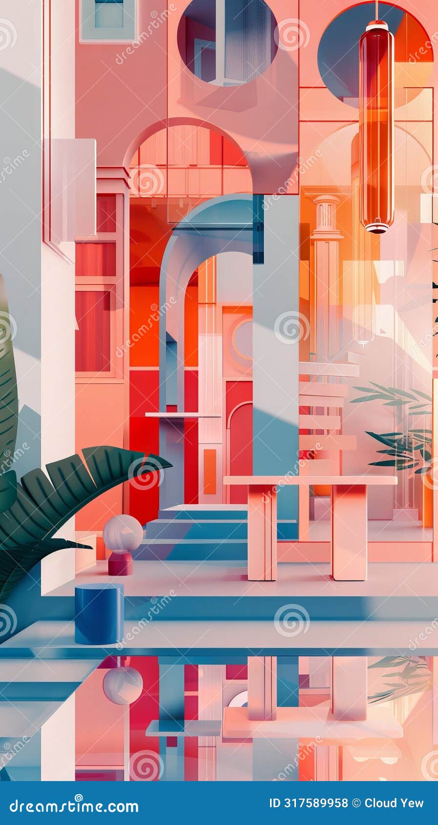 Assembly Background for Clear Design Intent Stock Illustration ...