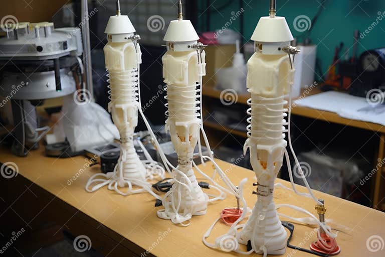 Assembly of 3d Printed Prosthetic Leg Components Stock Photo - Image of ...
