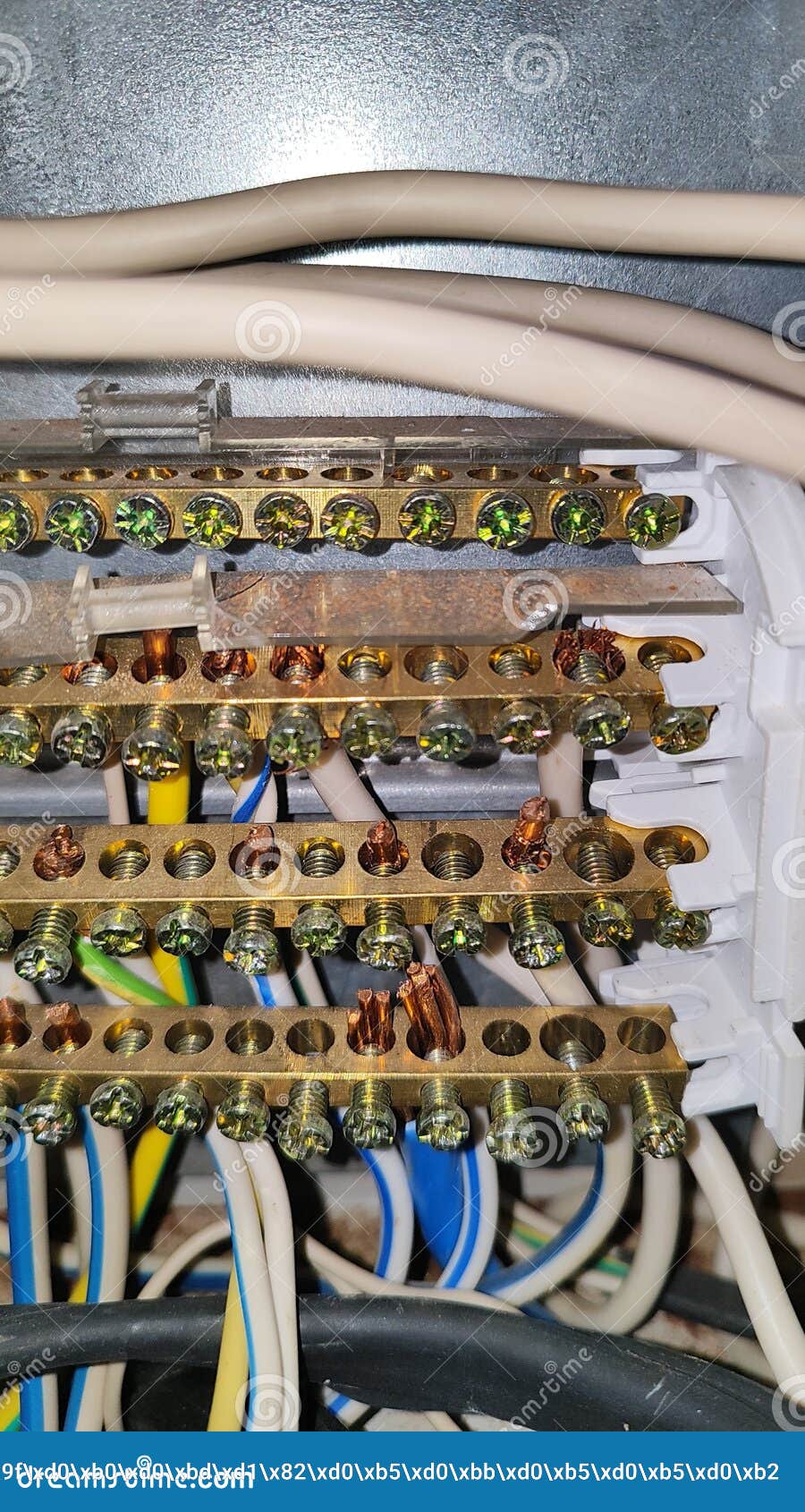 Assembly of the Electrical Panel. Connections of Shielding Elements ...