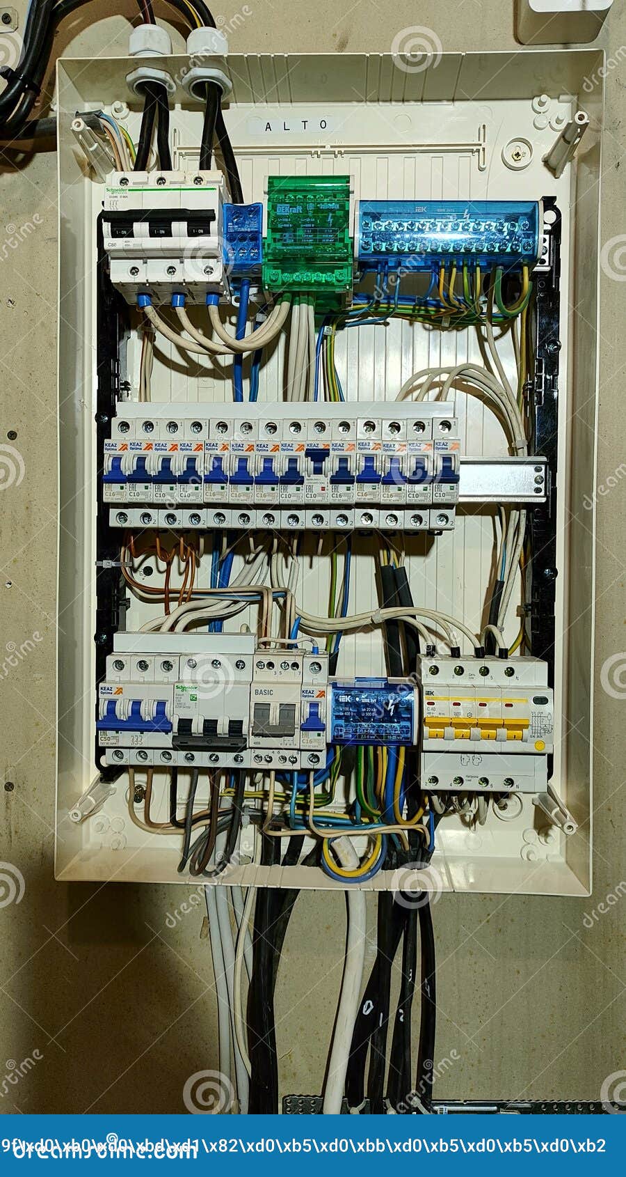 Assembly of the Electrical Panel. Connections of Shielding Elements ...