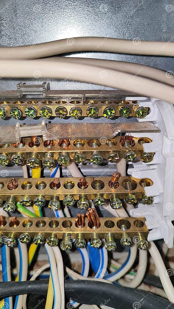 Assembly of the Electrical Panel. Connections of Shielding Elements ...