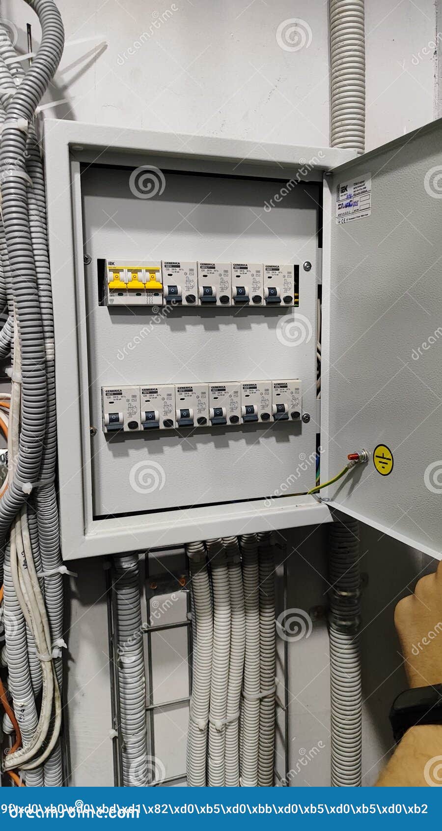 Assembly of the Electrical Panel. Connections of Shielding Elements ...