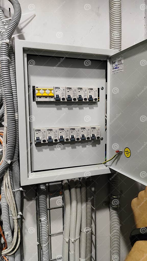 Assembly of the Electrical Panel. Connections of Shielding Elements ...