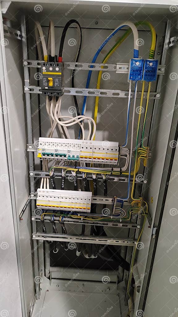 Assembly of the Electrical Panel. Connections of Shielding Elements ...