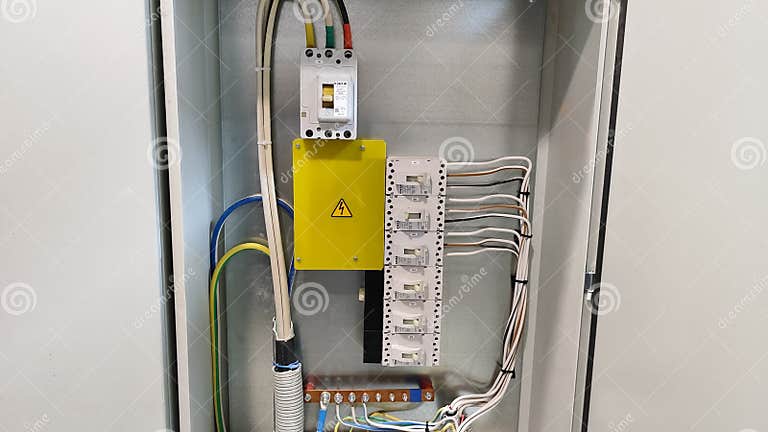 Assembly of the Electrical Panel. Connections of Shielding Elements ...