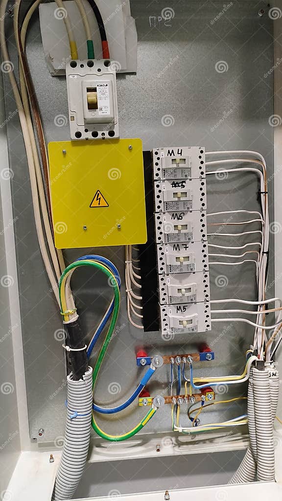 Assembly of the Electrical Panel. Connections of Shielding Elements ...