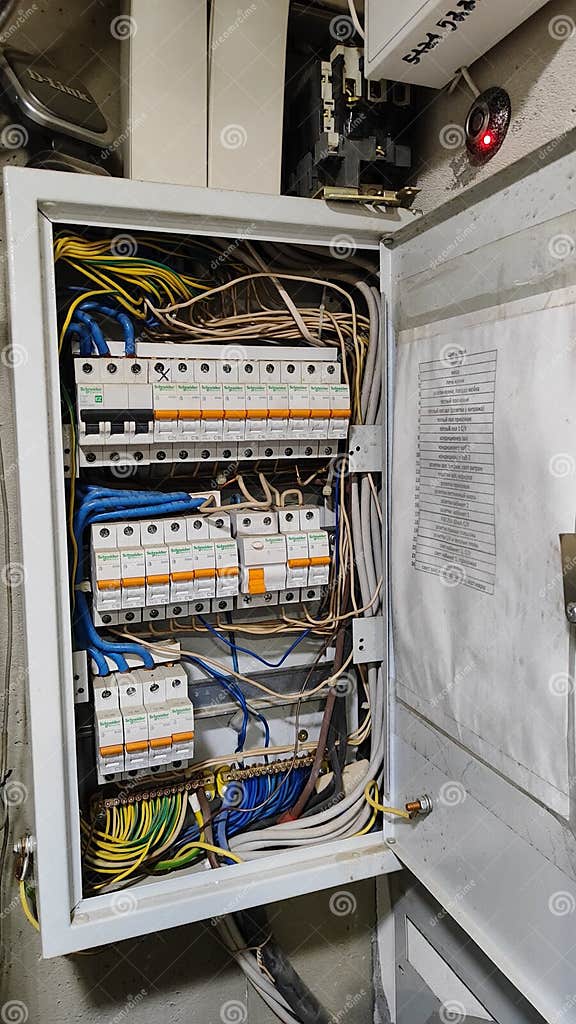 Assembly of the Electrical Panel. Connections of Shielding Elements ...