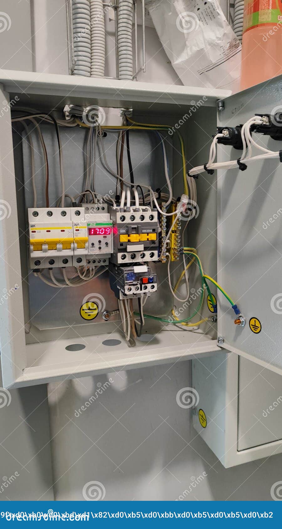 Assembly of the Electrical Panel. Connections of Shielding Elements ...