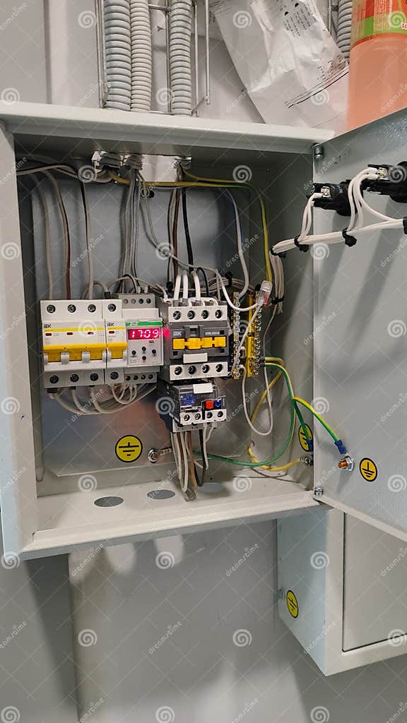 Assembly of the Electrical Panel. Connections of Shielding Elements ...
