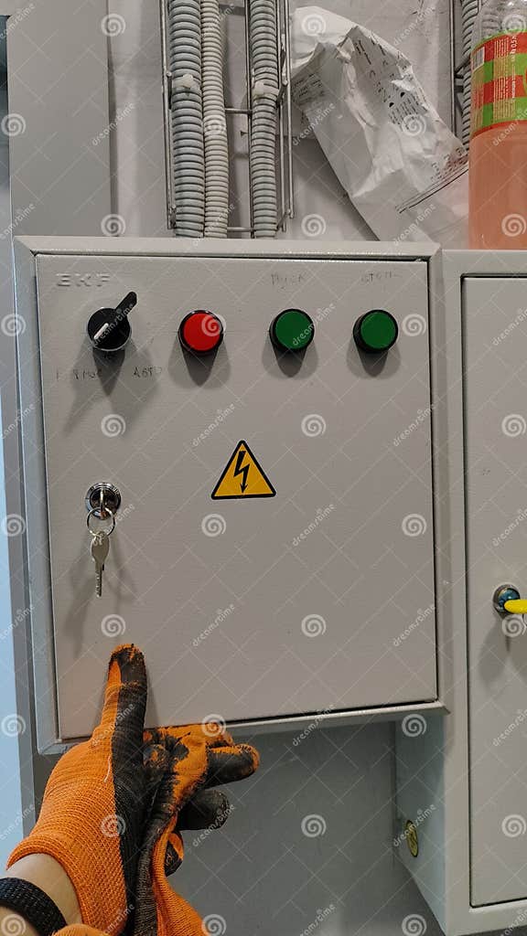 Assembly of the Electrical Panel. Connections of Shielding Elements ...
