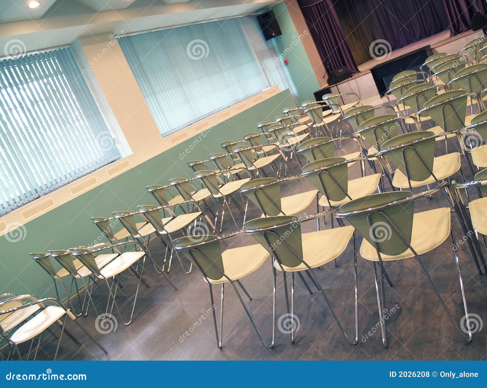 Empty Assembly Line Closeup And Lean Management Principles Presentation ...