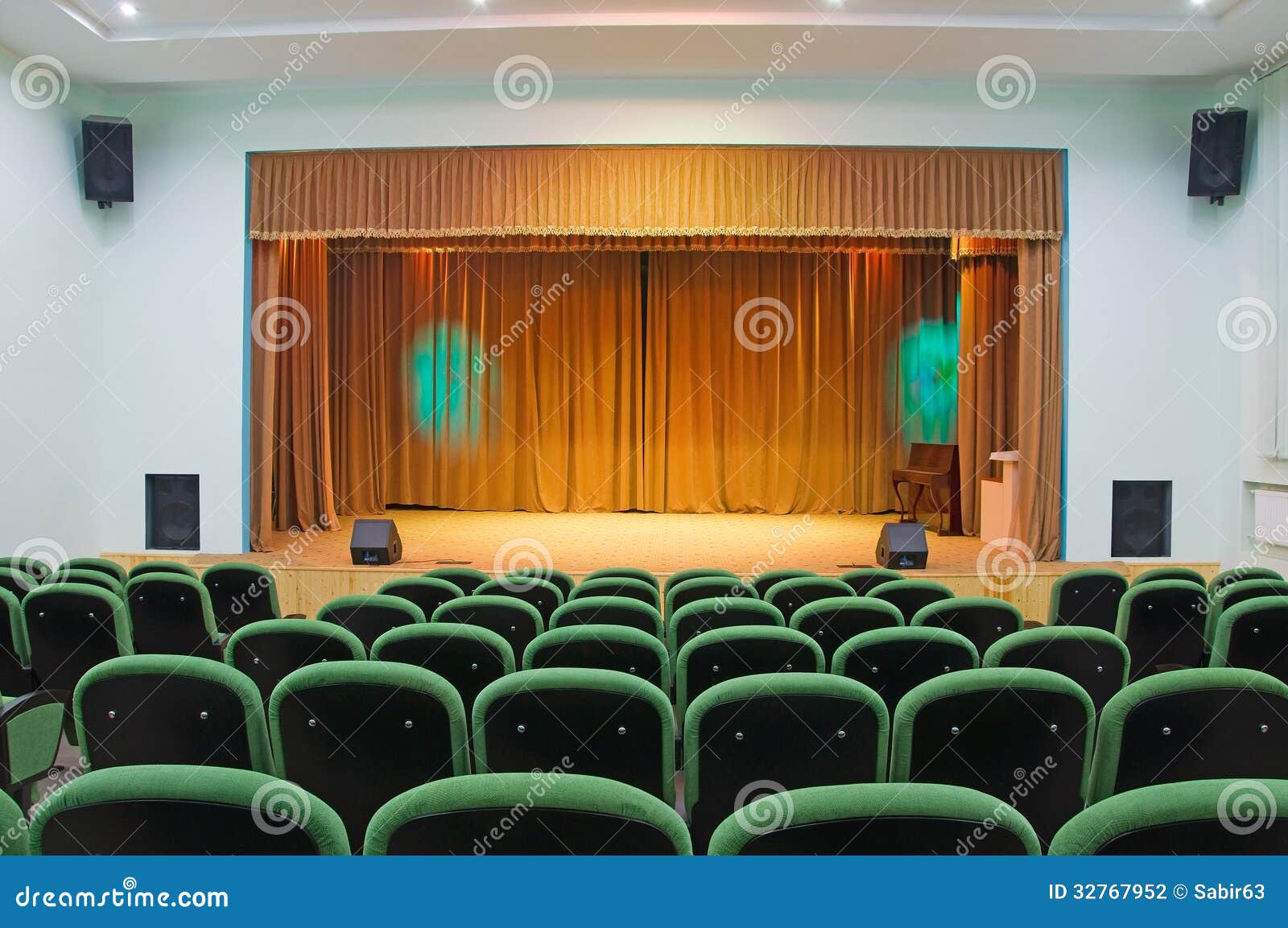Assembly hall stock photo. Image of equipment, architecture - 32767952