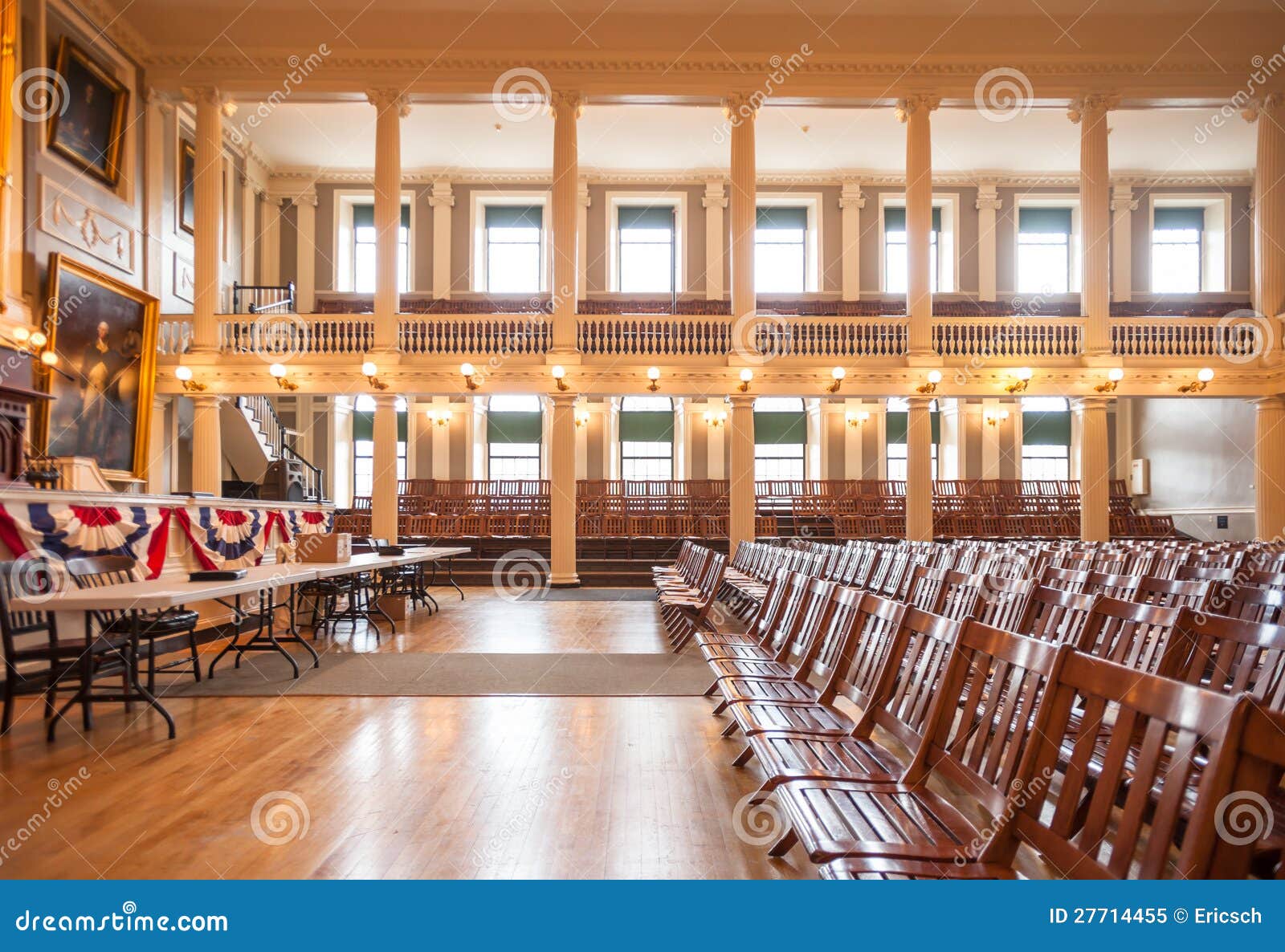 Assembly Hall, Fanueil Hall, Boston Editorial Image - Image of assembly ...