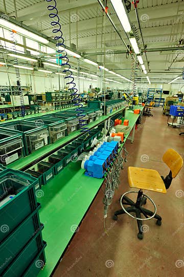 Assembly line stock image. Image of metal, product, manufacture - 6468911