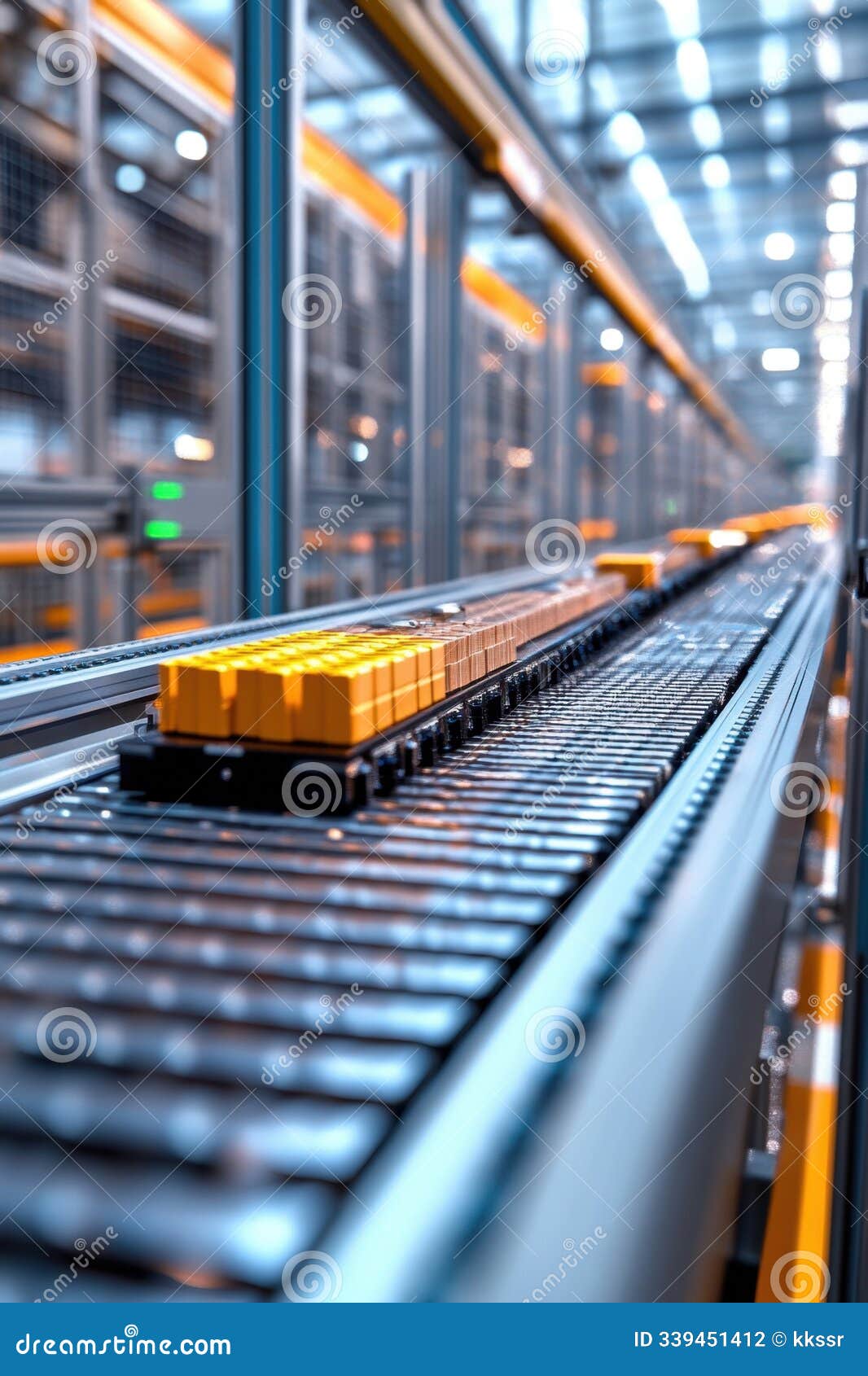 Streamlined Assembly Process Of Modern Vehicles In A Bustling ...