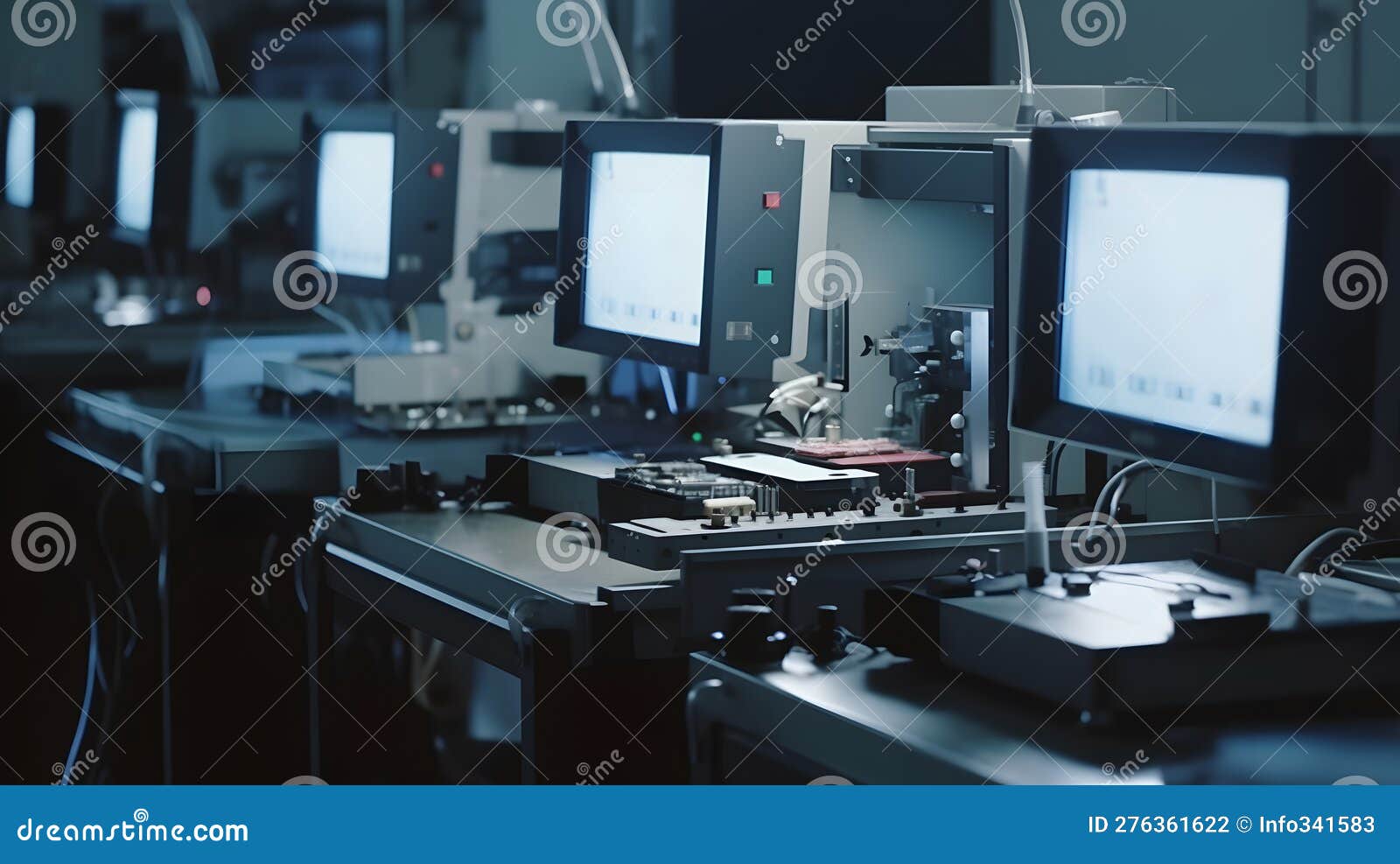 Assembling PC. Personal Computer Hardware. Vector Illustration ...