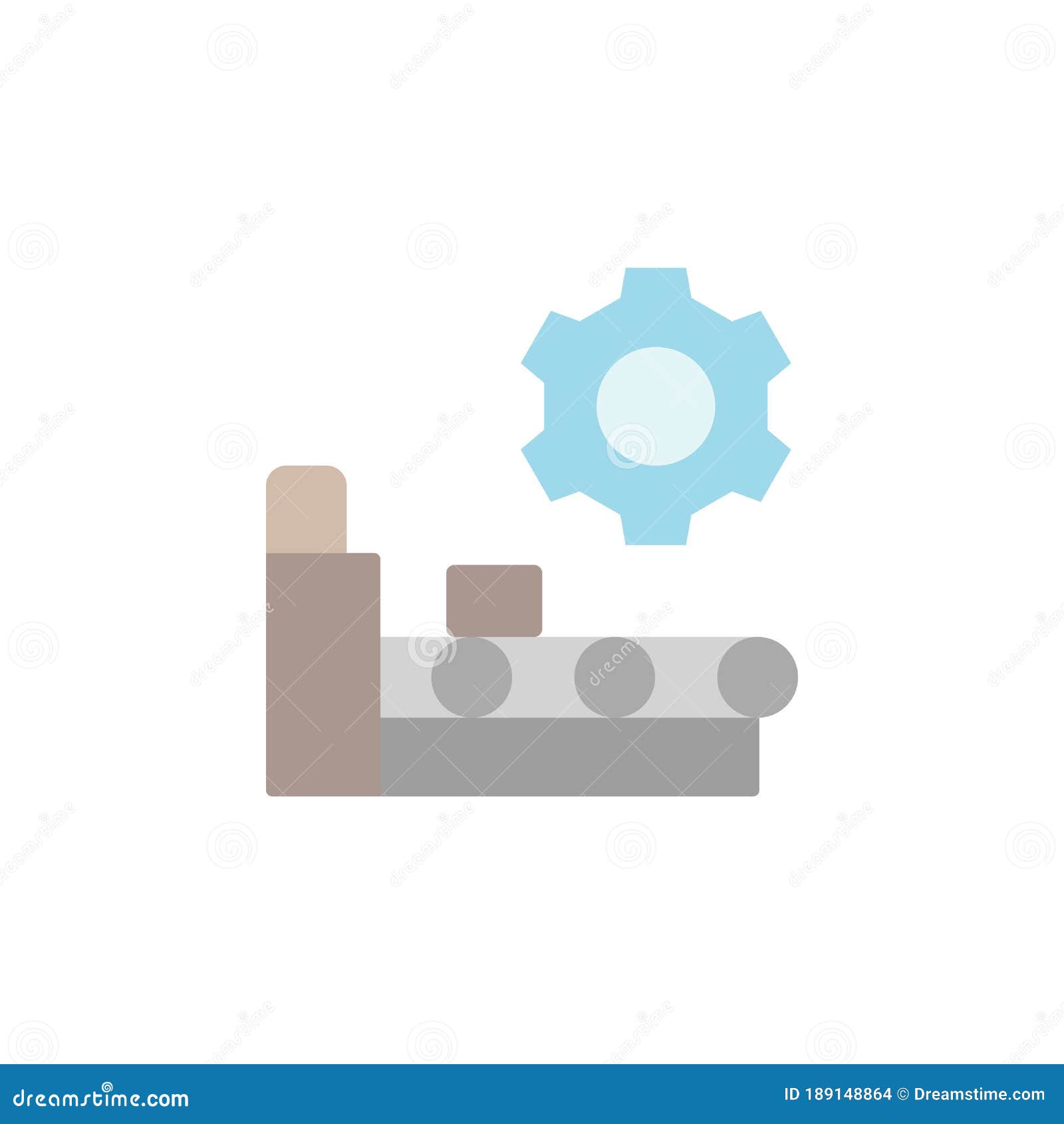 Assembly Line, Manufacturing Icon. Simple Color Vector Elements of ... Assembly Line, Manufacturing Icon. Simple Color Vector Elements of ...