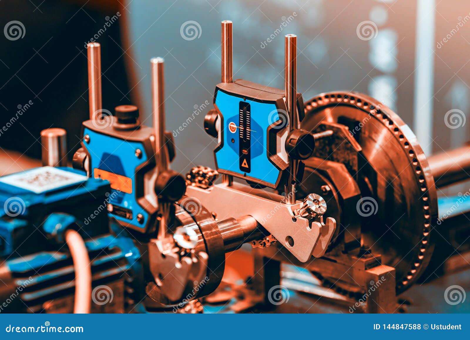 Assembly Line of Mechanical Engineering Stock Photo - Image of work ...