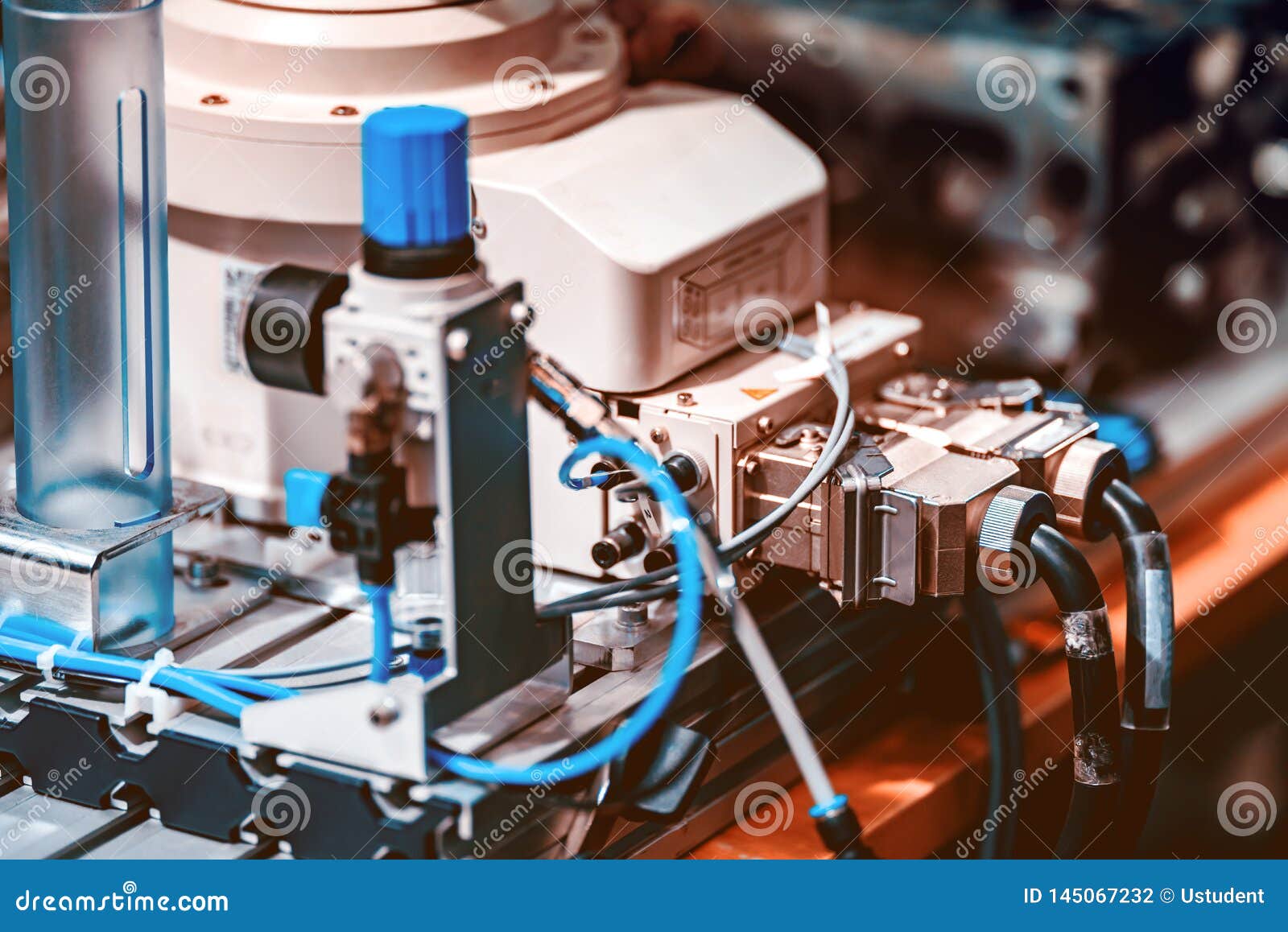 Assembly Line of Mechanical Engineering Stock Photo - Image of work ...